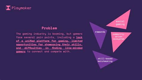 Playmaker A Game Pitch Deck Template Playmaker A Game Pitch Deck Template