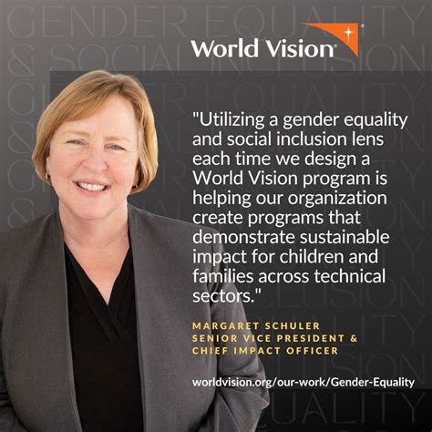 World Vision Uses A Gender Equality And Social Inclusion Analysis In Our Programs To Understand