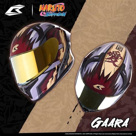 bilmola x 火影忍者 gaara 我愛羅 全罩式安全帽 限量聯名 風影 耀瑪台中 露天市集 全台最大的網路購物市集