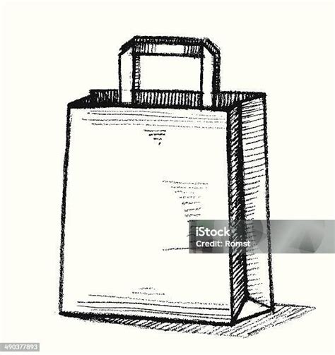 쇼핑 매직기 가방에 대한 스톡 벡터 아트 및 기타 이미지 가방 단일 객체 드로잉 Istock
