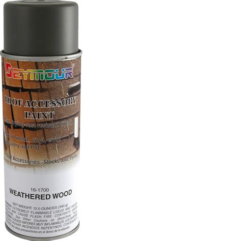 Weathered Wood Roof Accessory Paint Rainbow Technology