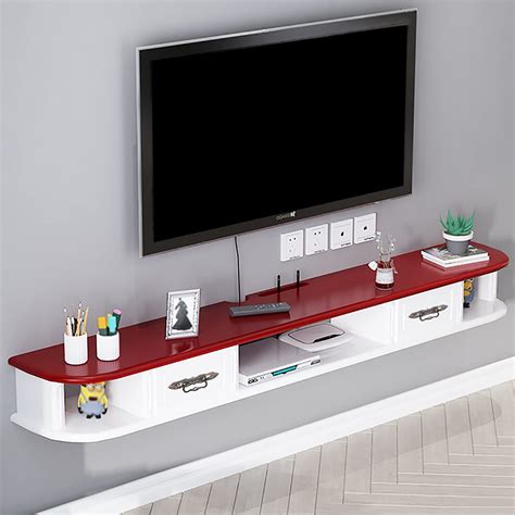Floating Tv Stand Wall Mounted Tv Cabinet Wood Floating Tv Desertcart Ksa