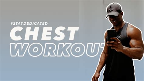 4 Exercise Chest Workout For Mass Youtube