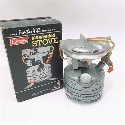 S518 1円スタート Coleman コールマン シングルバーナー Model 442 700j Feather442 Dual Fuel