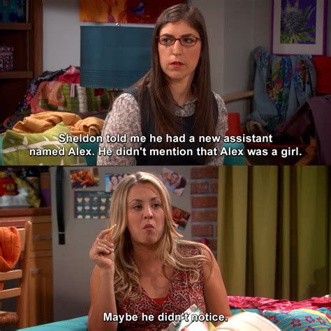 Sheldon Told Me He Had A New Assistant Named Alex He Didnt Mention