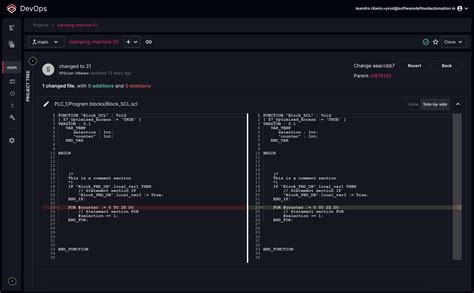 Git Based Version Control For Tracking And Visualizing PLC Code Changes Software Defined