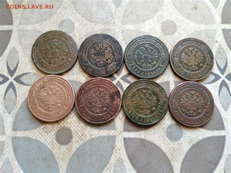 3 копейки 1868,1883,1905,1908,1912,1913,1915,1916 до 19.03. - Монеты ...