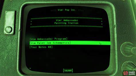 Vim Paint Job Schematics Fallout 4 Database Gamer Guides