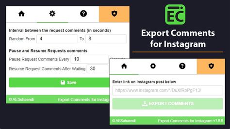 Export Comments For Instagram Ae Suhaendi