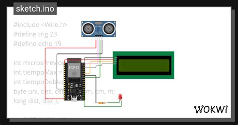 Led Prende Y Sensor Wokwi ESP32 STM32 Arduino Simulator