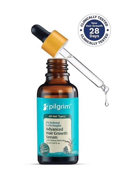Redensyl And Anagain Advanced Hair Growth Serum Size 30 Ml By Pilgrim