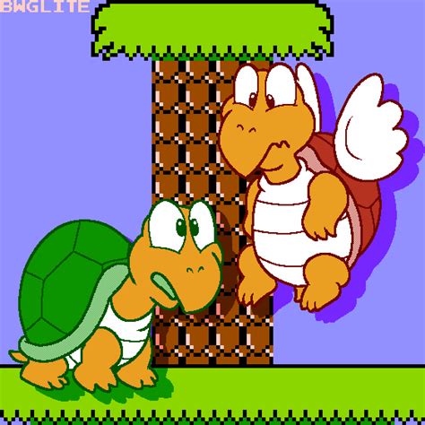 Minecraft Smb Edition Koopa Troopa By Bwglite On Deviantart