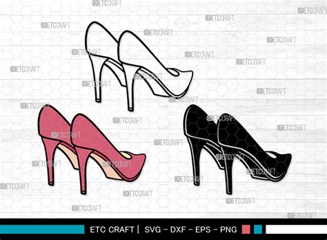 Women Shoes Svg Women Footwear Svg Graphic By Pixel Elites · Creative