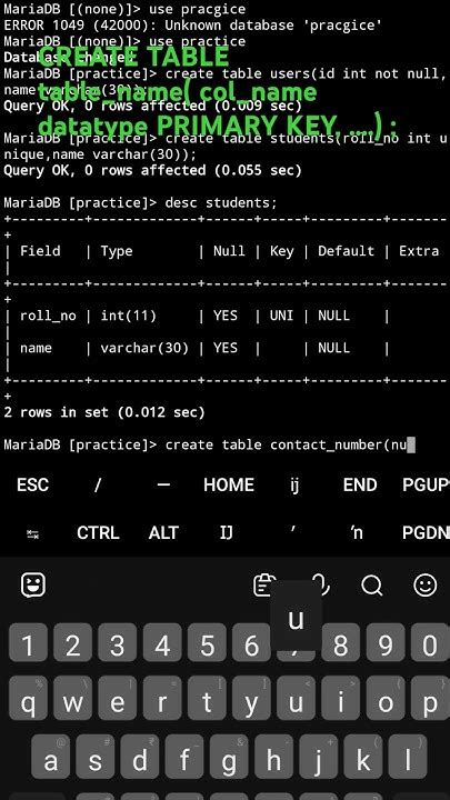 29 Primary Key Constraints In Mysql By Therockshivam Mysql