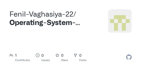 Github Fenil Vaghasiya Operating System Scheduler Simulator
