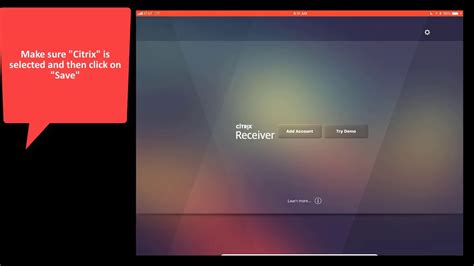 Installing Citrix Receiver For Your Ipad Youtube