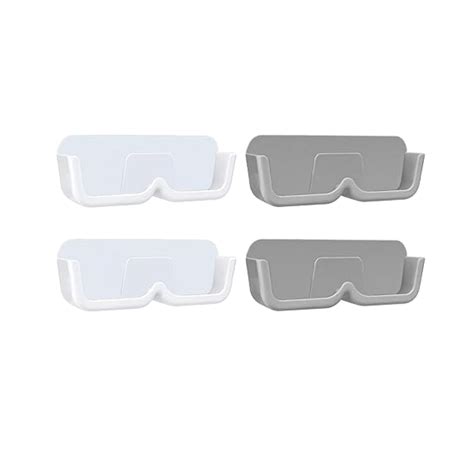 Wall Mounted Sunglasses Holder 4 Pcs Set Deodap