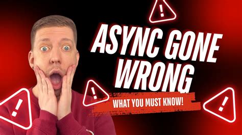 The Async Mistake Thats Slowing Down Your Net App Youtube