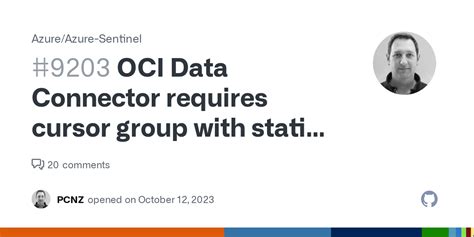 Oci Data Connector Requires Cursor Group With Static Name But Is Not
