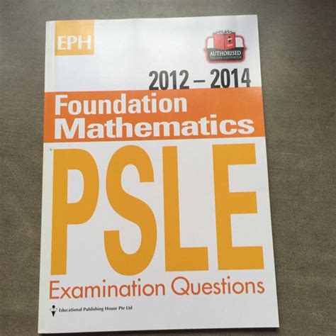 Eph Foundation Math Psle Exam Question Booklet Hobbies And Toys Books