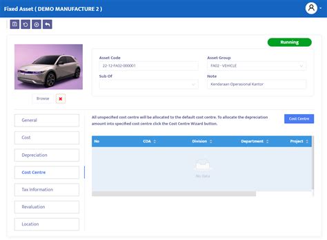 Registering Fixed Assets In Detail Soficloud