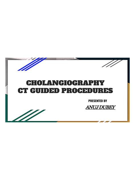 Cholangiography Ct Guided Procedures Pdf