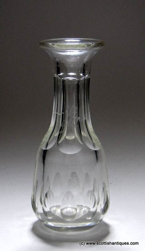 Sold Engraved ½ Gill Glass Whiskey Measure 1905