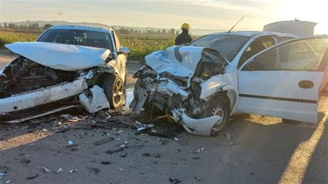 Ruta 34 Violento Choque De Dos Autos