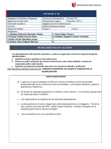 Informe 2 E6 Pdf