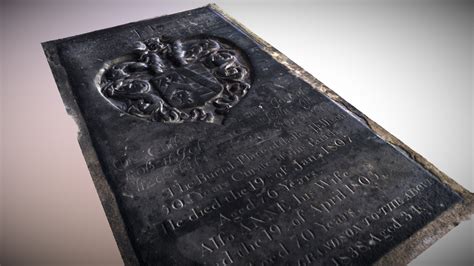 Newcastle Cathedral Ledger Stone 1807 Uk Buy Royalty Free 3d Model