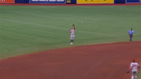 Trea Turner Makes A Leaping Grab At Shortstop 07 04 2023 Philadelphia Phillies
