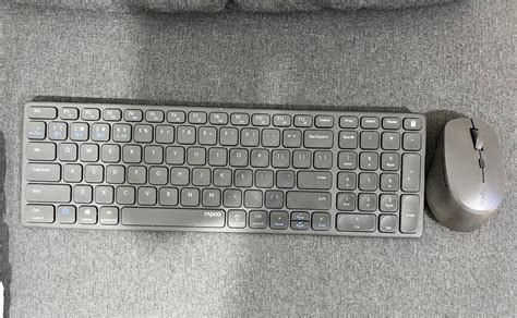 Rapoo 9350m Rechargeable Wireless Keyboard And Battery Operated Mouse On Carousell