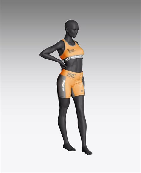 Womens Sport Kit Mockup Product Mockups Ft Apparel And Fitness Envato