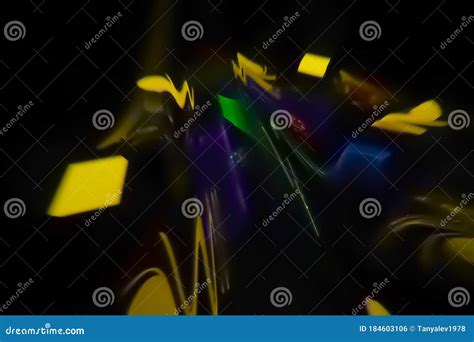 Abstract Fractal Chaos Graphic Burst Colorful Science Template Sparkle Energy Fantasy Element