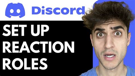 Creating A Reaction Role System On Discord Youtube