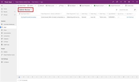 範例應用程式稽核流程 Power Platform Microsoft Learn