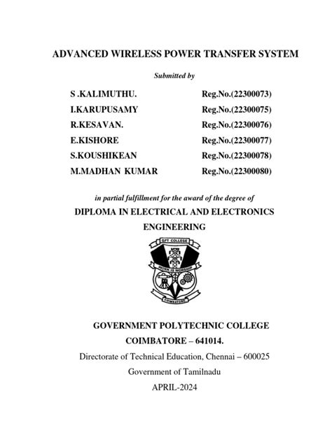 Advanced Wireless Power Transfer System Pdf Power Inverter Rectifier