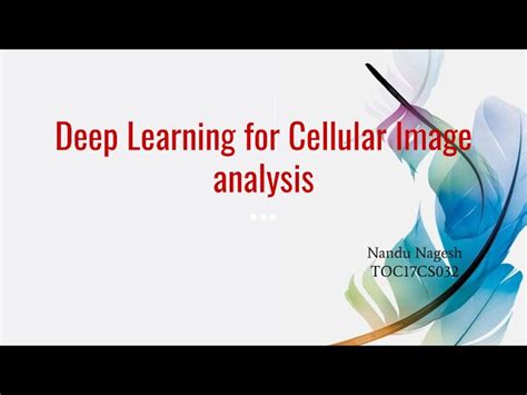 Deep Learning For Cellular Image Analysis What You Need To Know