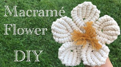 macrame flower diy tutorial फूल diy flowers macrame patterns