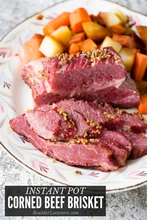 Instant Pot Corned Beef Brisket With Vegetables Easy One Pot Meal