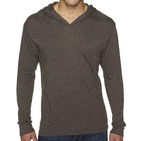 Mens Thin Lightweight Hoodie Tee Shirt