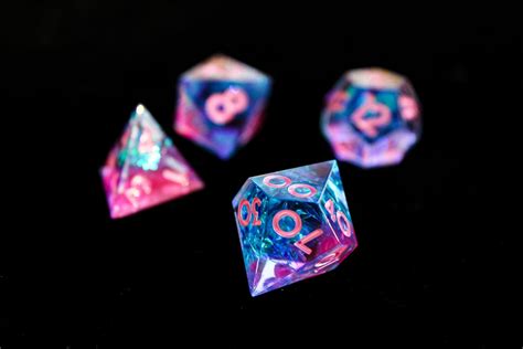 Gelatinous Polyhedral Resin Sharp Dice — Weird Works