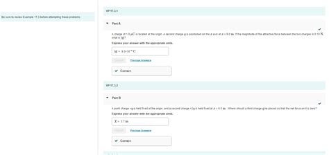 Solved Be Sure To Review Example 17 3 Before Attempting Chegg Com