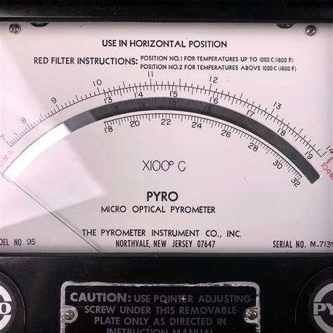 Pyrometer Pyro Micro Optical Pyrometer