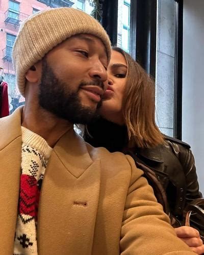 Chrissy Teigen Suffers Wardrobe Malfunction In NYC With John Legend