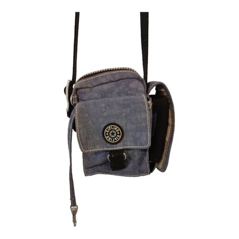 Vintage Kipling Mini Cross Body Shoulder Phone Bag Pu… Gem