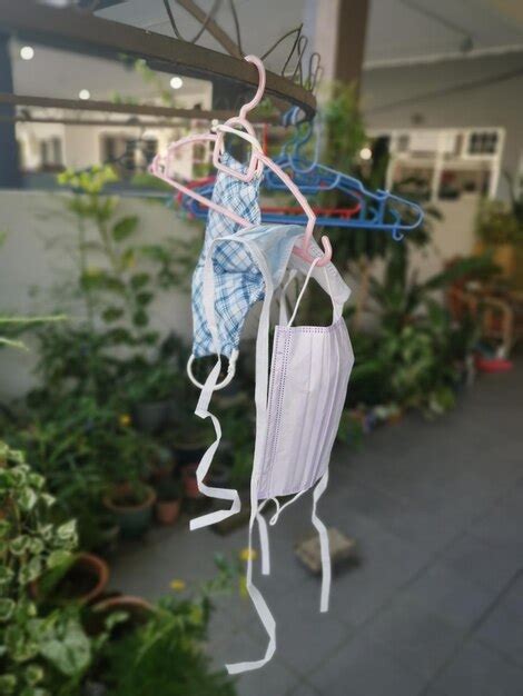 Premium Photo Used Cloth Handmade And Surgical Mask