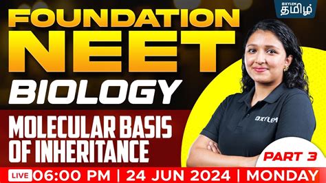 Foundation Molecular Basis Of Inheritance Part 3 Botany Ashima