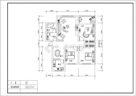 某现代新型高层建筑全套户型设计施工方案cad图纸施工方案土木在线