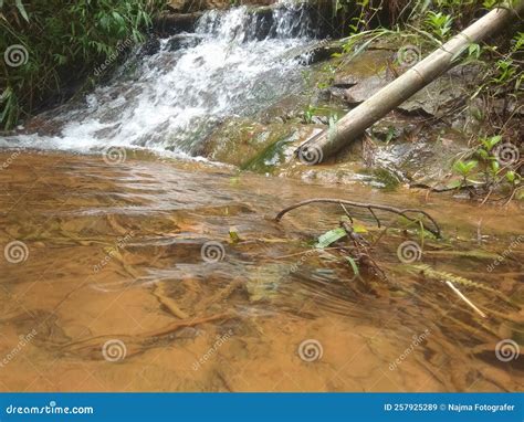 Sukabumi West Java September 25 2022 Indonesia Water Flows In Rural